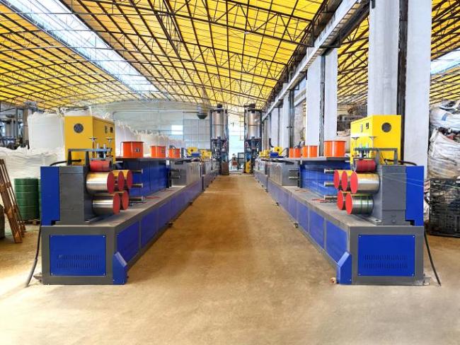 PLC Control Plastic Belt Production Line PET Packing Tape Strap Making Machine 4