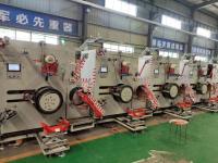 China Full Automatic PP PET Strap Winder Machine 1200x1200x1850mm with 9-32mm Width Capacity and 12-Second Roller Change for sale