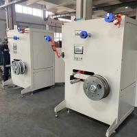 China Full Automatic PP PET Strap Winder Machine 1200x1200x1850mm with 9-32mm Width Capacity and 12-Second Roller Change for sale