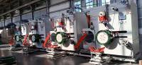 China Full Automatic PP PET Strap Winder Machine 1200x1200x1850mm with 9-32mm Width Capacity and 12-Second Roller Change for sale