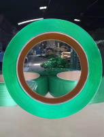 China Green Color PET Packaging Strap Manual Use And Machine Use 9-25mm for sale