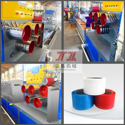 中国 機械ポリプロピレンPPの革紐の押出機を作る革紐を詰める250kg/H PP 販売のため
