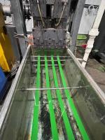 China PET Strap Making Machine 300-320 kg/h PLC Control Memory Parameter 9-32mm Width for sale