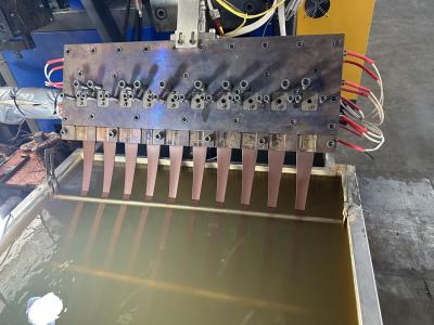 China Hoog productiecapaciteit PP Plastic Packing Belt Extrusion Line Making Machine 4 Line PP Strap Making Machine for sale