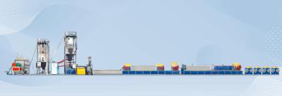 中国 高速 シングルスクリュー 3ストラップ PETストラップ製造 幅/厚さ (mm) 9-25/0.6-1.2mm 販売のため