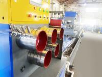 China PLC Controlled PP Strapping Machine 6 Strap Output 360-380kg/H 9-19mm Width for sale
