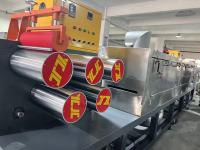 China 80kW PP Strap Making Machine 5-15mm Width Continuous Production Line for sale