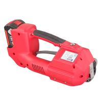 China Handheld Electric Strapping Machine 18V Lithium Battery 400kg Tension Automatic Packaging Tool for sale
