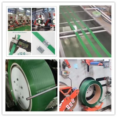 中国 高強度・高張力PP帯付きパッキングベルト 自動巻き込み・挤出装置 販売のため