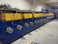 China Automatic Rewinding PET Strap Making Machine With PLC Computer Touch Screen Control for sale