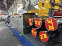 China Automatic PP Strap Production Line 200kg/h 4-Strap Winding Making Machine for sale