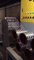China Single Screw PP Strap Band Extrusion Machine 5-19mm Width Automatic Feeding System for sale