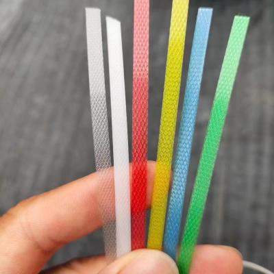 중국 PP 포장 3 벨트, 환경 보호 포장 테이프, PP 결합 테이프, 너비: 5-19mm, 색상 선택, 미터 길이 판매용