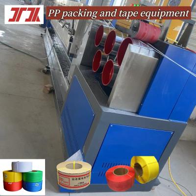 China 5-19mm Strap Width Polypropylene Strapping Band Extrusion Line - Automatic winder 6000KGS/24H for sale