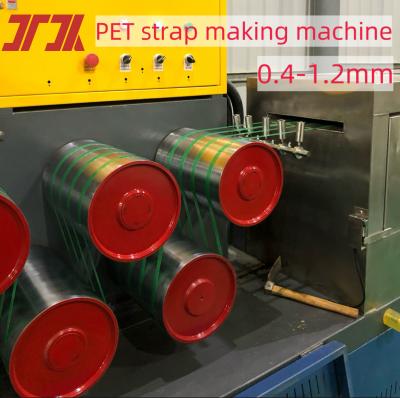 Cina Linea di estrusione di tre strisce di PET di uscita con fiocco di bottiglia in PET con avvolgitore automatico in vendita