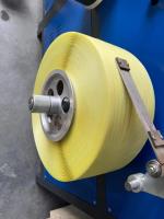 China Single Screw PP Strap Production Machine 5-19mm Width 100-125kg/h with Automatic Winder for sale