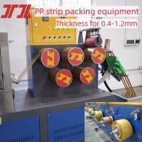 China Automatic PLC Controlled PP Strap Making Machine 160-200kg/H 5-19mm Width for sale