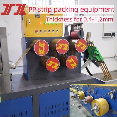 China PLC Controlled PP Strap Making Machine With High Standard Of Straightness New Technology for sale