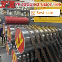 China Automatic PLC Controlled PP Strap Making Machine 160-200kg/H 5-19mm Width for sale