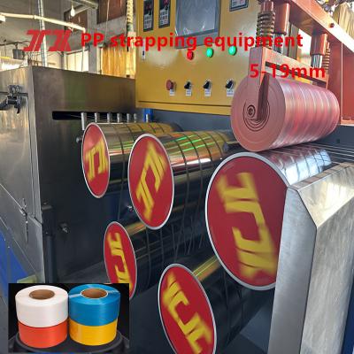 China Plastic extruder PP verpakkingsband apparatuur PP verpakkingsband productielijn voor automatische verpakkingsmachine for sale