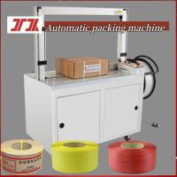 China Fully Automatic Table Top Carton Strapping Machine 1.8s per Strap 60kg Capacity PP Strapping for sale