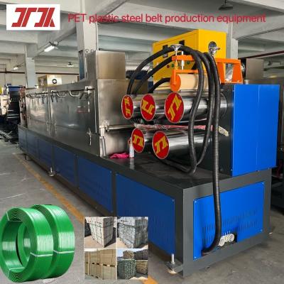 China Maquinaria de embalaje Equipo de correas de plástico PET Línea de producción de correas de plástico PET de acero for sale