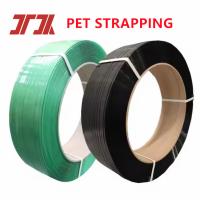 China PET Strapping Band 9-32mm Width Error 0.3mm High Tensile Strength 300-1000kg for sale