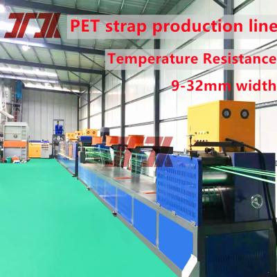 China Double Embossing Pet Belt Production Line with Automatic Weighing and Winding Machine for sale