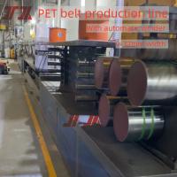 China 9-32mm PET Packing Belt Extrusion Making Machine 300-350kg/h with Clear Embossing for sale