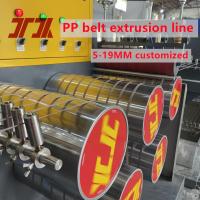 China Automatic Double Station Winder PP Strap Making Machine 5-19mm Width Eco-Friendly for sale