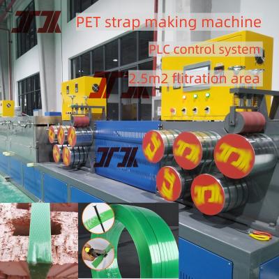 China Productielijn voor PET-banden met een capaciteit van 500 kg/u met automatische winder en sterke sterkte voor verpakkingen for sale