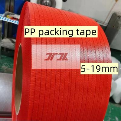 China Wholesale 5-19mm PP strapping tape PP polypropylene plastic tape PP strapping tape for automatic strapping machine for sale