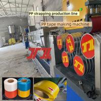 China Customized PP Strapping Production Line 5-19mm Width 0.4-1.2mm Thickness 100% PP Material for sale