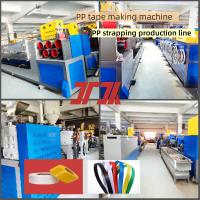 China Customized PP Strapping Production Line 5-19mm Width 0.4-1.2mm Thickness 100% PP Material for sale