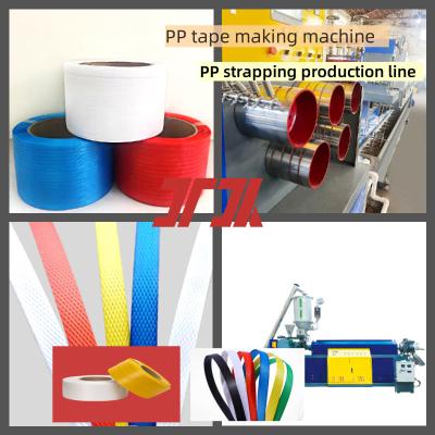 China Customized PP strapping equipment PP strapping production line using 100% PP polypropylene material for sale