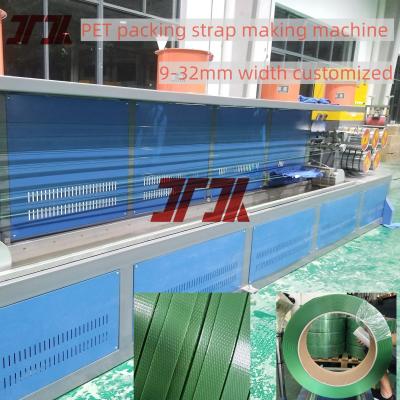 China 330kg/H Capacity Plastic Recycling Material PET Strap Making Machine With Saving 30% Energy And PLC Control for sale