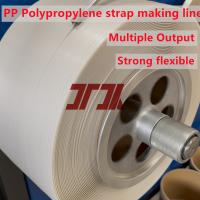 China 100% Recycled PP Strapping Band Making Machine 5-19mm Width 120-150kg/h with Automatic Winder for sale