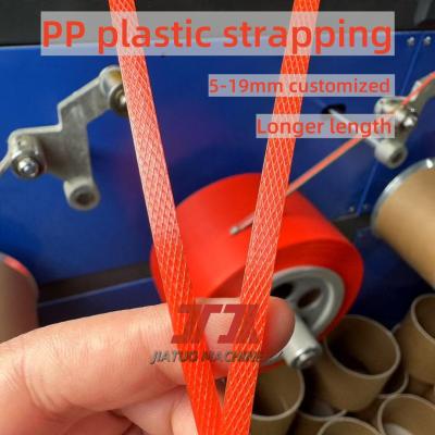 China Manual/Automatic Machine Use Pp Strap Band Polypropylene Plastic Strapping Rolls 5-19mm Width Customized for sale