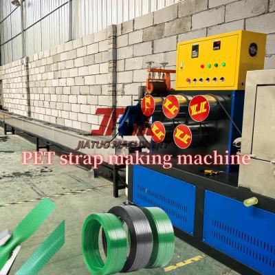 China Processamento de plástico PET Strapping Machine Making 9-32mm Largura com extrusora de parafuso único Forte resistência à venda