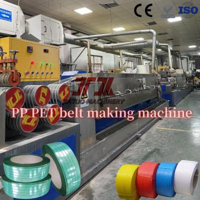 Macchina estrusore per reggetta in PET a vite singola unica 380 kg/h per la produzione di reggette in PET