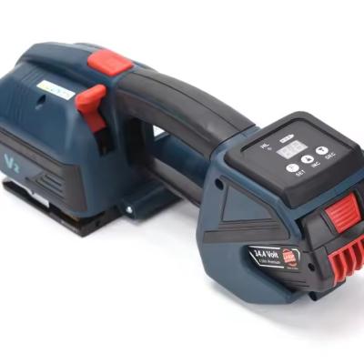 China Wireless 13-19mm PET Plastic Handheld Strapping Machine Semi Automatic With Bosch Battery for sale