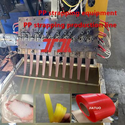 China Einzelschraub 4 Hohlraum PP Band Extrusionslinie PP Band Herstellungsmaschine Hochgeschwindigkeit 4 Hohlraum PP Band Herstellungsmaschine zu verkaufen