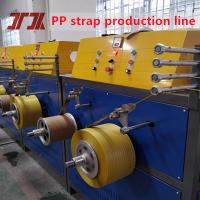 China 5-19mm Width PP Strap Making Machine with PLC Control and Automatic Winder 37KW for sale