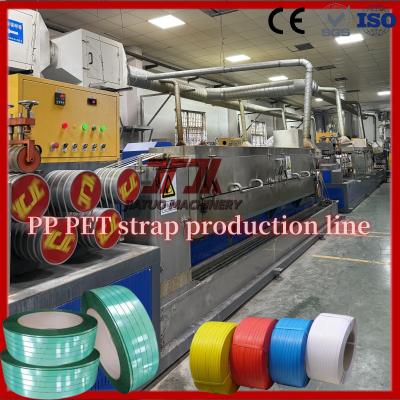 GUOMAO Motor Plastic PP Banden Maakmachine 100 KW Met Non-Stop Zeefwisselaar