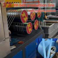 China Fully Automatic PP Packing Strap Extrusion Making Machine 300-380 kg/h 6 Lines Double Screw for sale