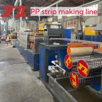 China Fully Automatic PP Packing Strap Extrusion Making Machine 300-380 kg/h 6 Lines Double Screw for sale