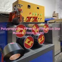 China Customizable PP Strap Making Machine Single Double Screw 100 Recycled Material 110mm 3300mm for sale