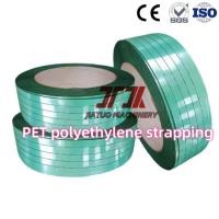 China PET Strapping 19mm x 1.0mm 700kg Tensile Strength Durable Polyester Strapping for Manual Automatic Packing for sale