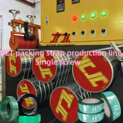 Linea di estrusione per reggetta in plastica 9-32mm con filtro grande 3.5m2 e controllo PLC