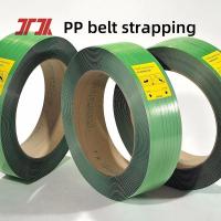 China PET Strapping 19mm x 1.0mm 700kg Tensile Strength Durable Polyester Strapping for Manual Automatic Packing for sale